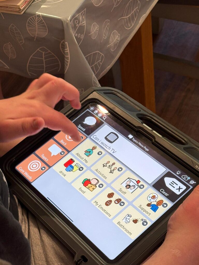 How a communication tablet is opening doors for Josh - FitzRoy